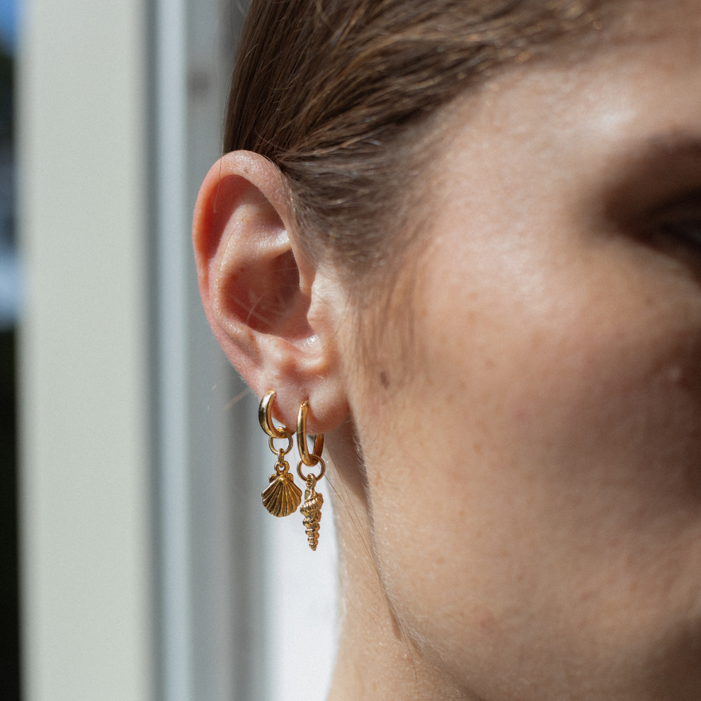 The Charmed Hoops - Sterling Silver